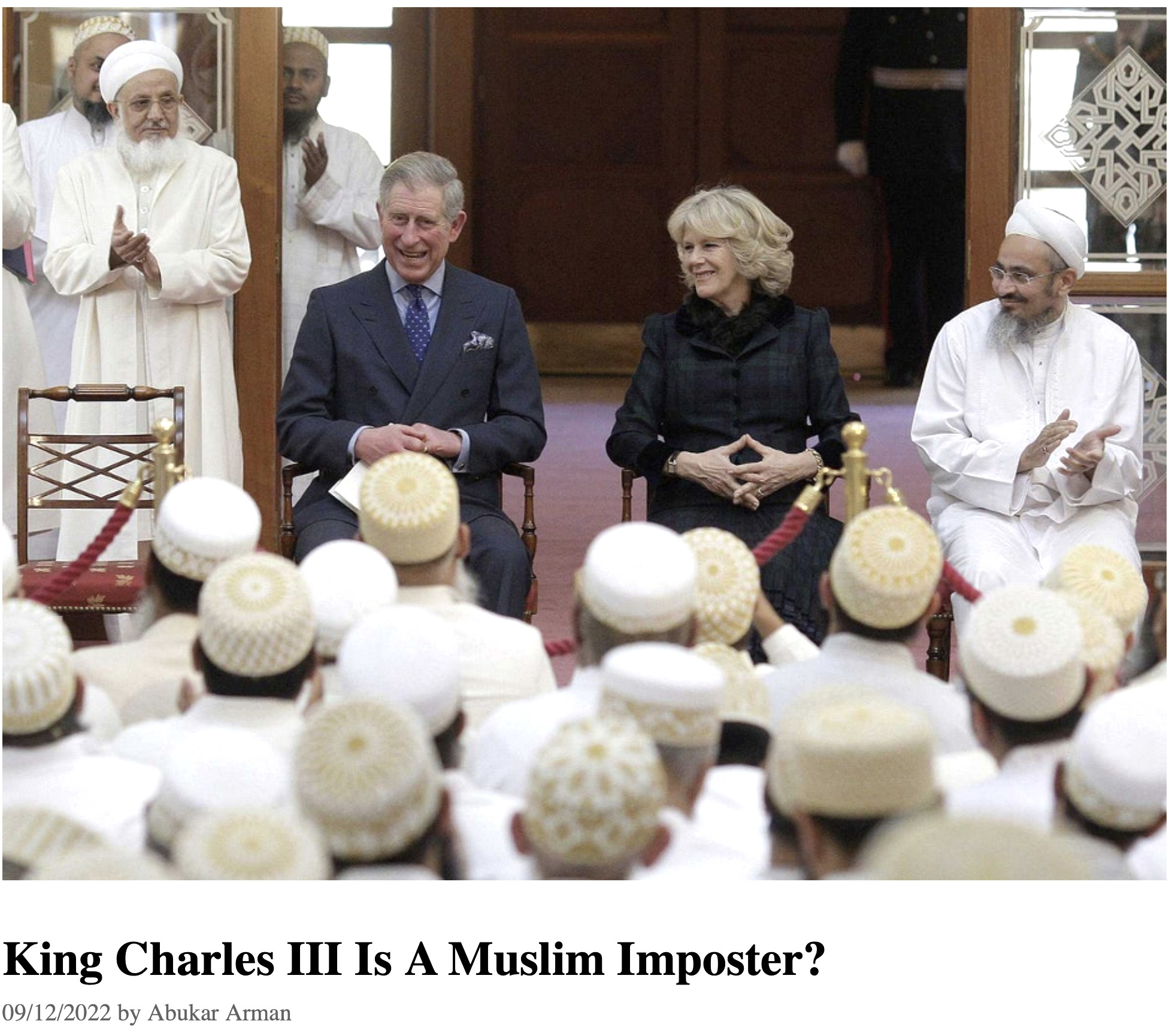 Is Prince Charles a Convert to Islam? :: Daniel Pipes
