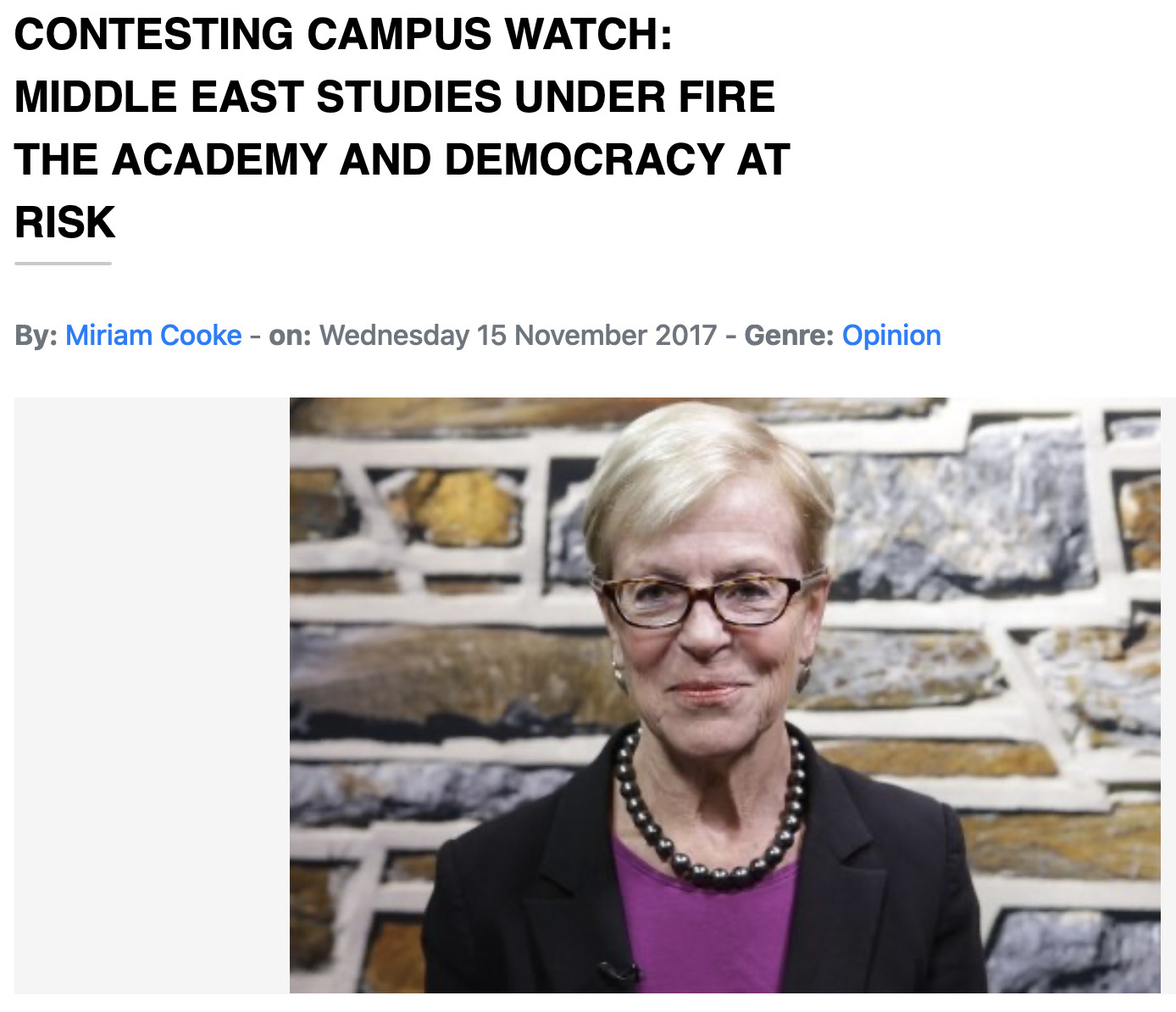 The Middle East Forum at 30 Years: Reflections :: Daniel Pipes